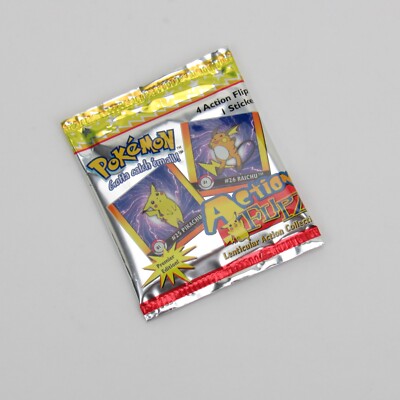 Rare 1999 Pokémon Action Flipz Pack Premier Edition - Factory Sealed ...