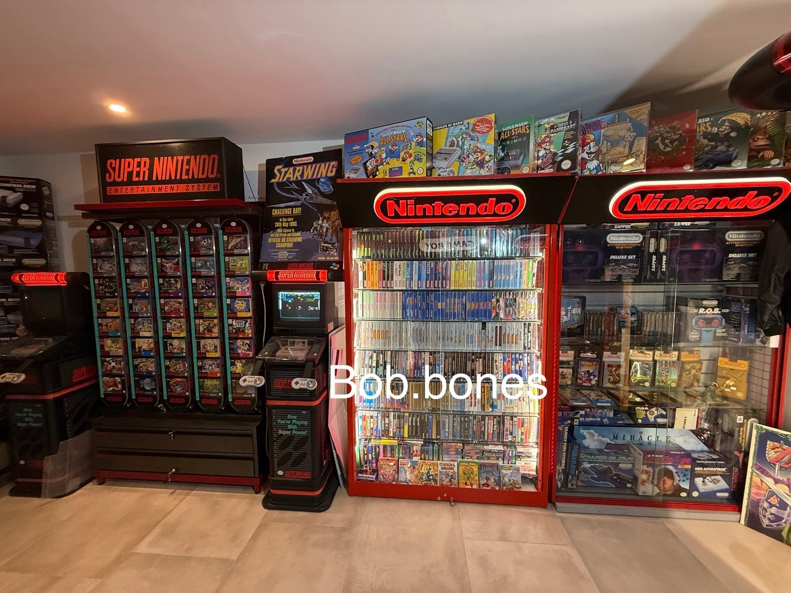 Extraordinaire Collection NINTENDO NES SNES GAMEBOY KIOSK DISPLAY | eBay