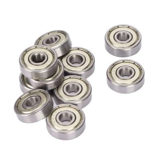10Pcs Deep Groove Ball Bearing Steel Hardware 626Z 6mm ID 19mm OD 6mm T ...