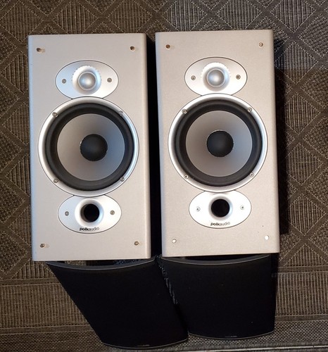 Polk Audio RTi6 Bookshelf Speakers Pair (2) with Speaker Grills Tested ...