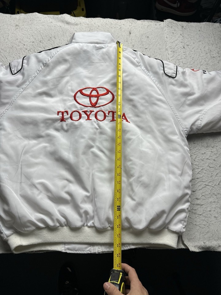 Vintage Men’s Toyota Formula 1 F1 Team Racing Bomber Jacket 90s Sz XL ...