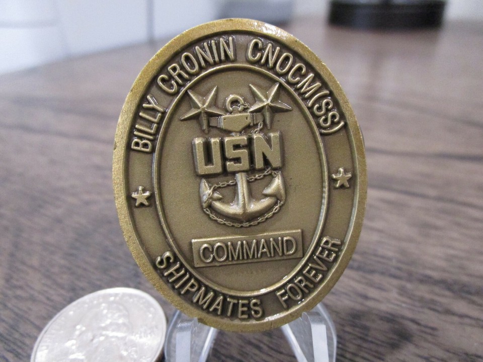 USN US Naval Forces Marianas Guam Navy CNOCM (SS) Challenge Coin #625L ...
