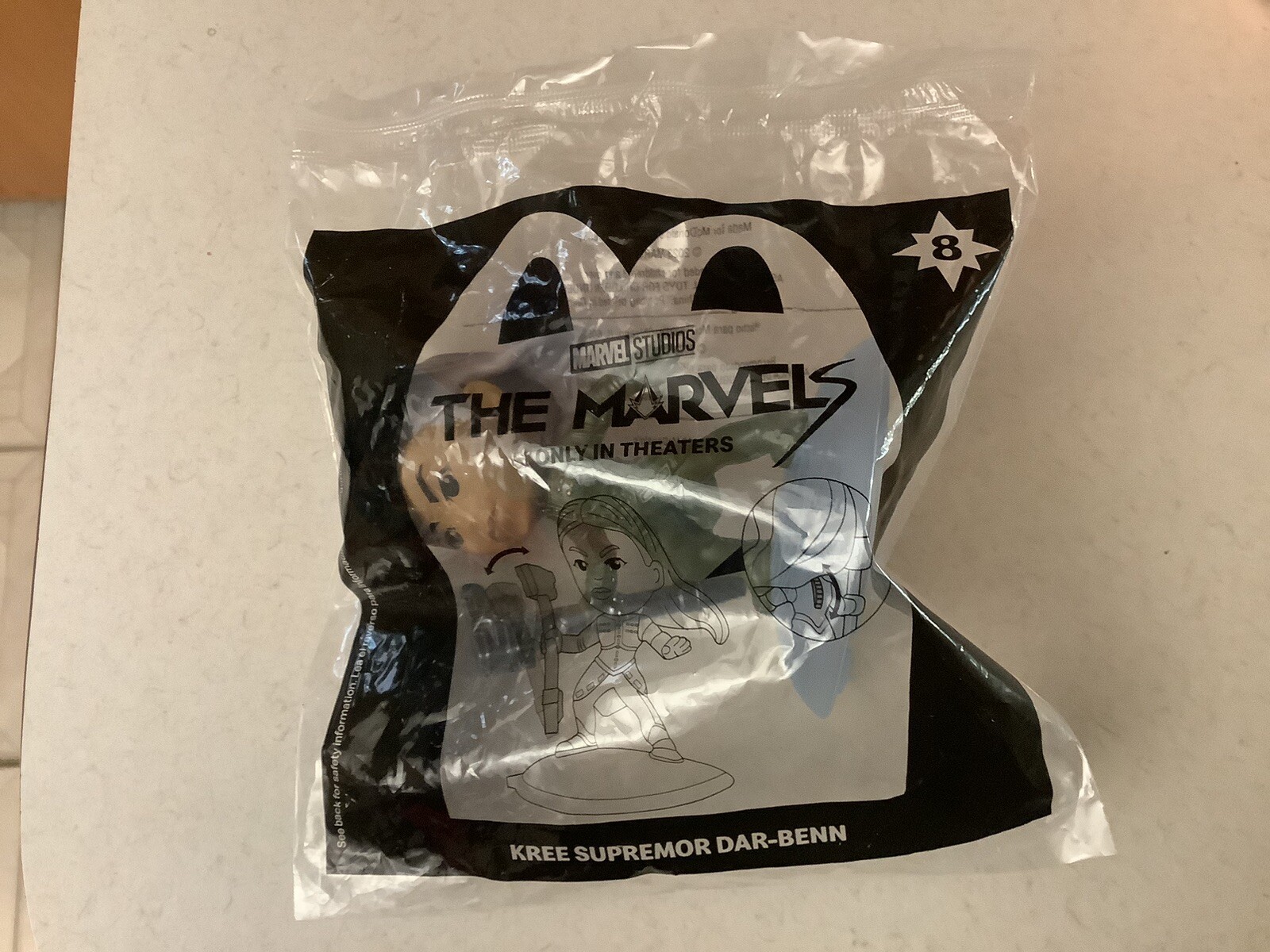 The Marvels KREE SUPREMOR DAR-BENN 2023 McDonald's Happy Meal Toy #8 ...