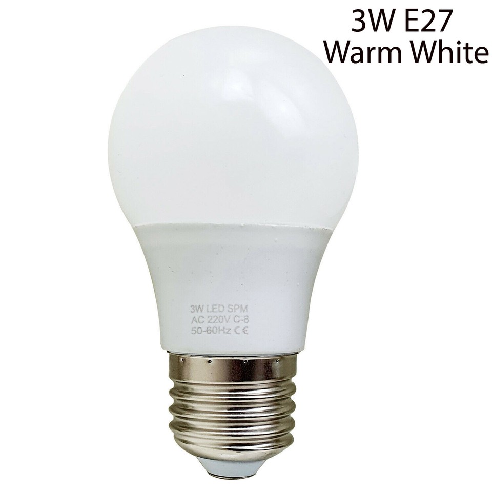 GLS B22 E27 Light Bulbs Warm/Cool White 3W-25W LED Globe Bayonet Screw ...