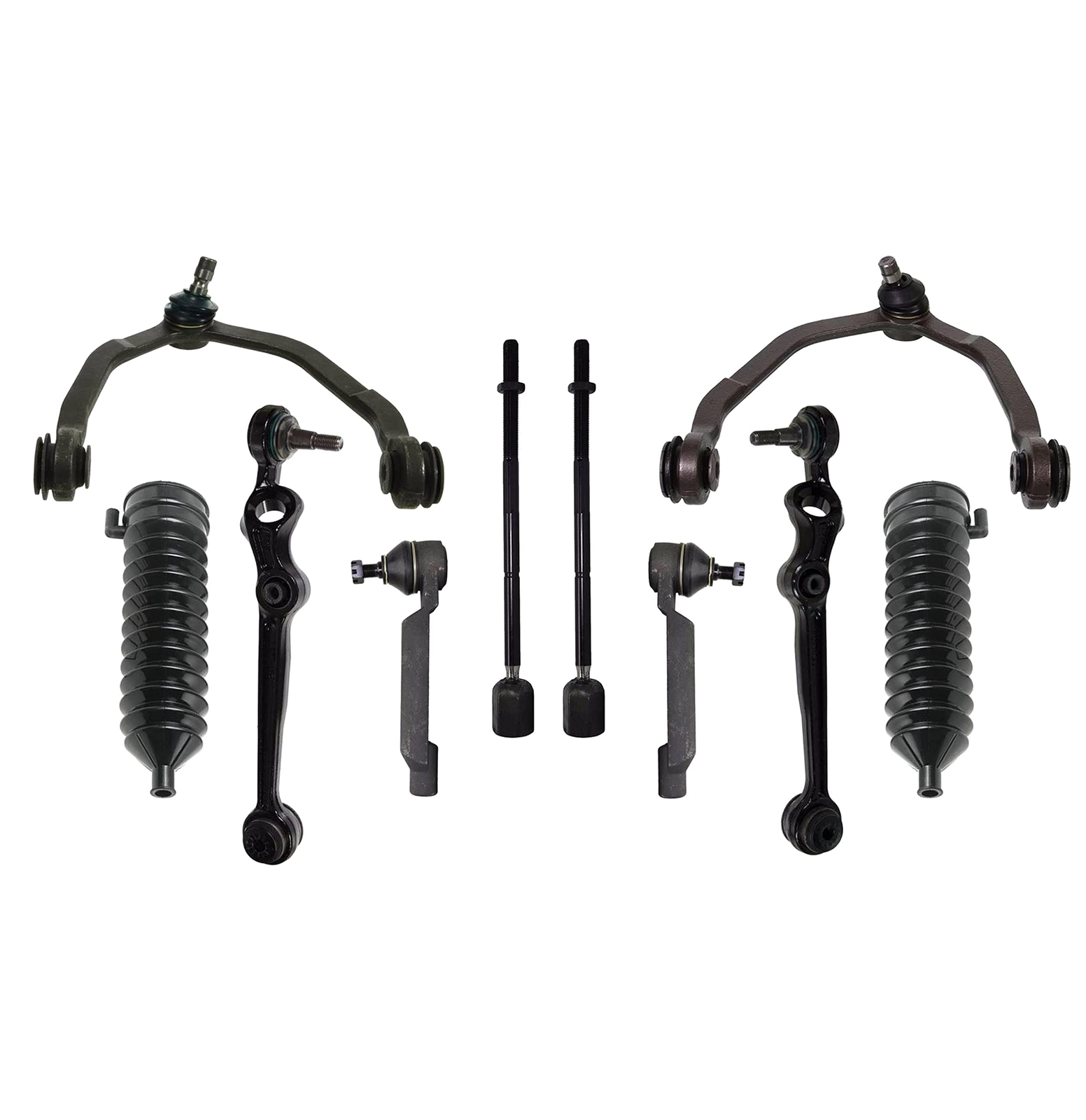 10 Pc Control Arms Tie Rods Bellow Boots Kit for Ford Thunderbird ...