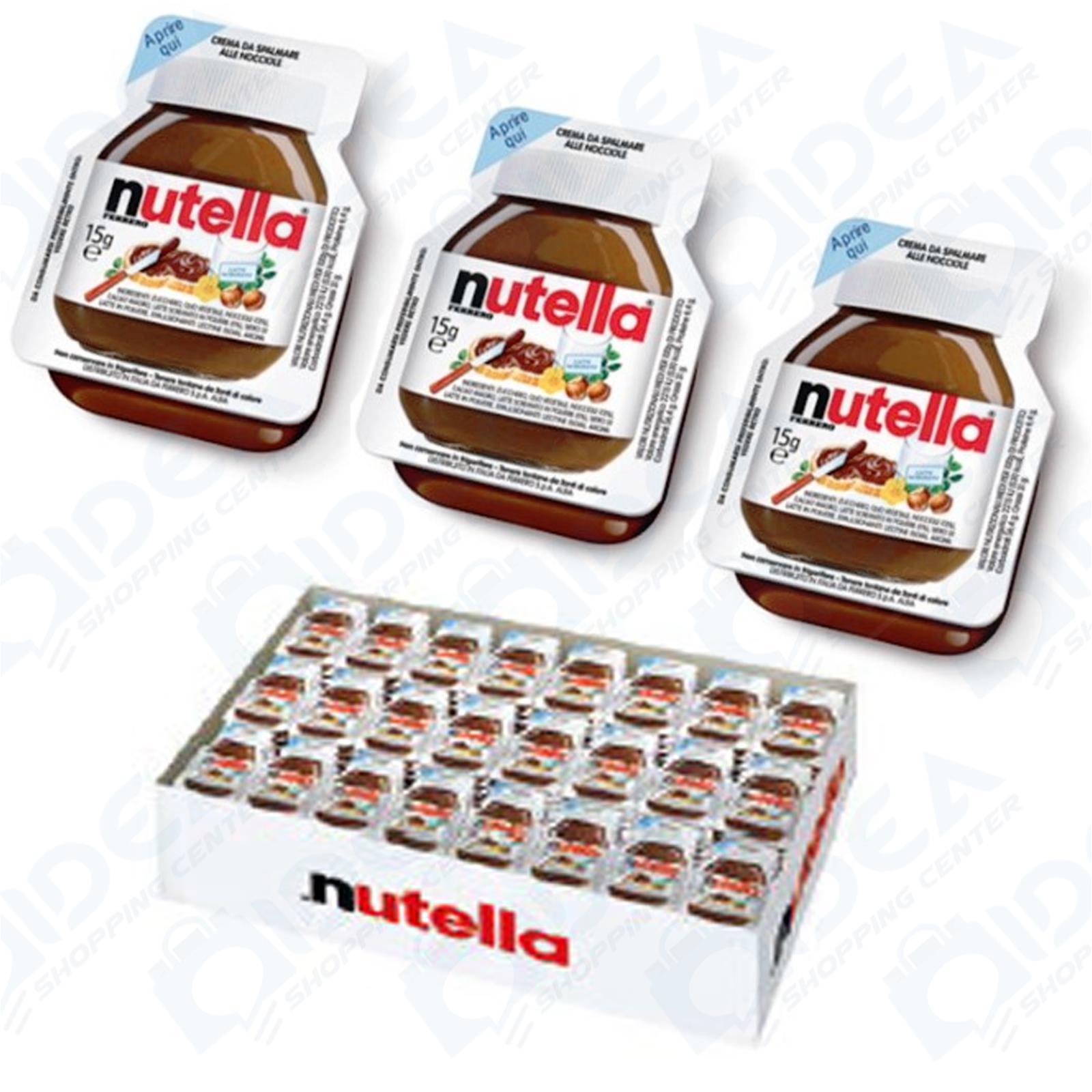 60 Trays Single Portion Nutella By 15 Gr Chocolate Sachets Ferrero ...