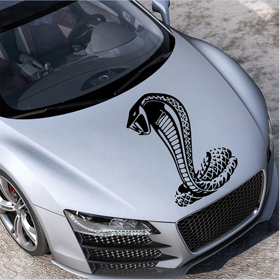 Car Cobra Snake Reptile Stickers Body Hood Vinyl Decals Waterproof ...