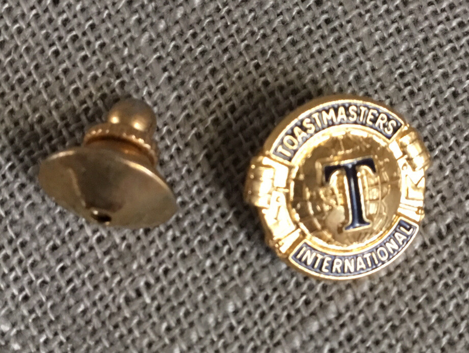 Toastmasters International Lapel Tie Pin Gold Tone | eBay