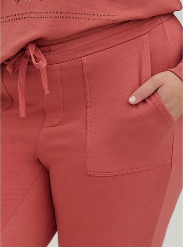 Torrid Classic Fit Drawstring Waist Jogger Cozy Fleece Pink 0 L 12 # ...