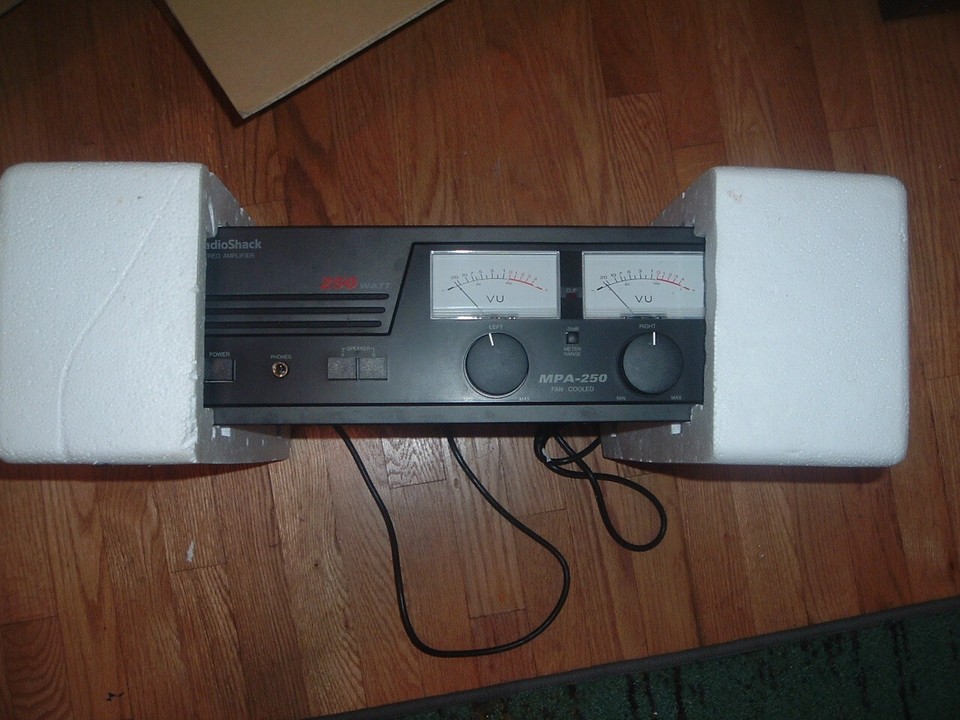 RadioShack MPA-250 PA Stereo Amplifier Fan Cooled 250 Watt 32-2004 | eBay