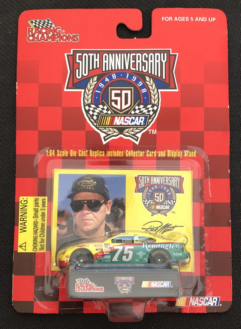 Racing Champions NASCAR Rick Mast #75 Remington 1:64 Diecast New 1998 ...