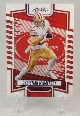 2023 absolute CHRISTIAN McCAFFREY blue-foil /parallel #43 49ers* | eBay