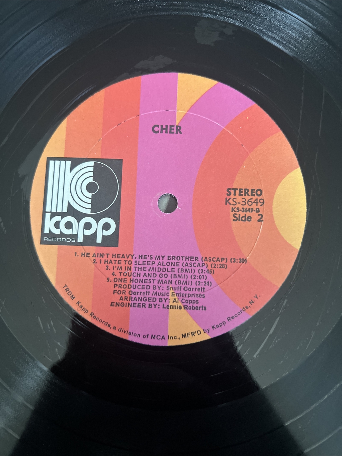 CHER - Self Titled (Kapp KS-3649) - 12" Vinyl Record LP | eBay
