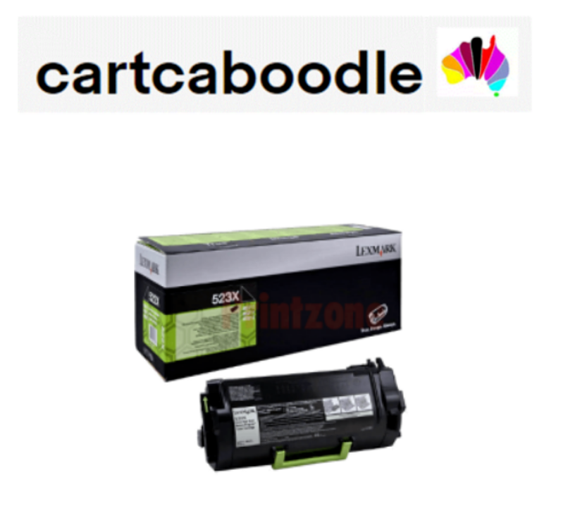 Genuine Lexmark 523X 52D3X00 BLACK Extra HY Toner for MS811 MS812 MS812 ...