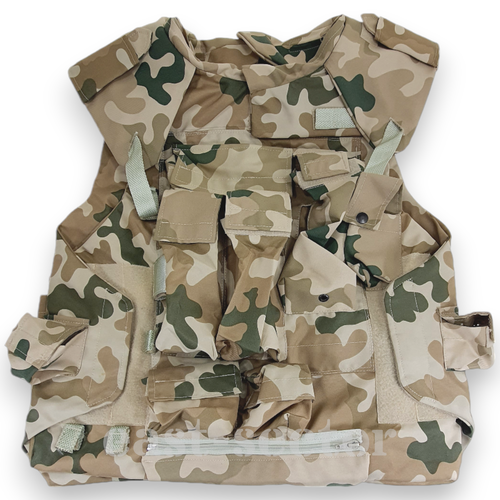 Original Polish Army Tactical Vest Jacket Chest Rig Desert Camo wz93 ...