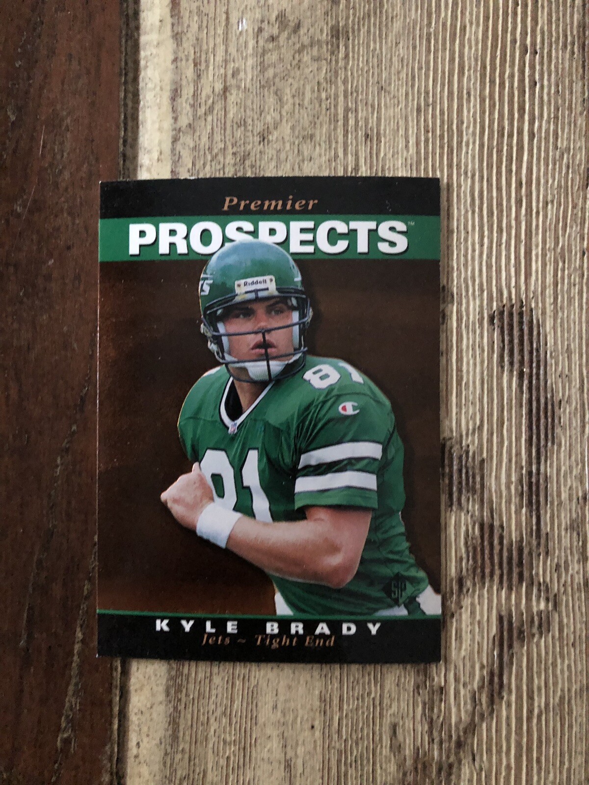 1995 Upper Deck Kyle Brady Premier Prospects Jets TE Card #9 | eBay