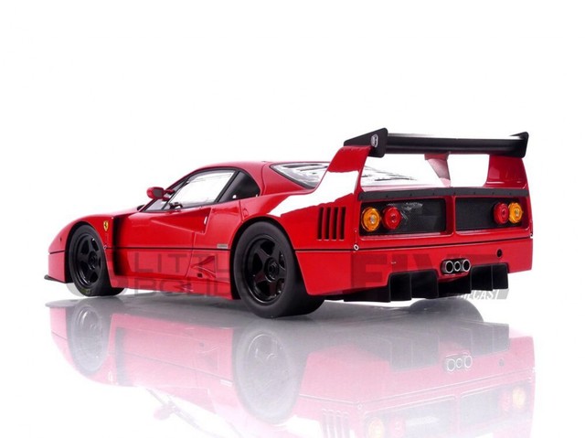 FERRARI F40 LM RED & DISPLAY CASE LTD ED 200 PCS 1/18 MODEL CAR BBR P ...