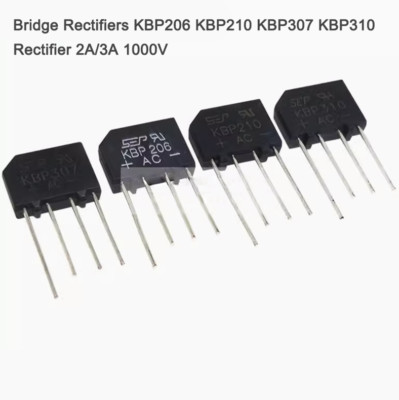 Bridge Rectifiers KBP206 KBP210 KBP307 KBP310 Rectifier 2A/3A 1000V | eBay