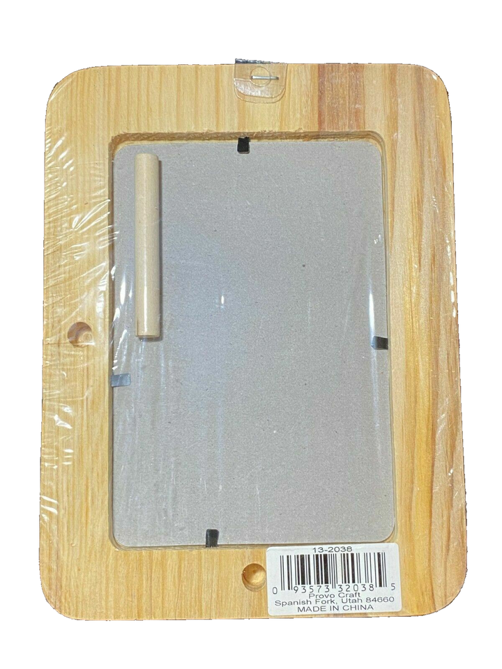 Wood Memory Frame 4x6 Photo Ready To Paint Stain Provo Craft | eBay