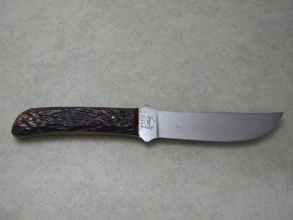 Remington- UMC- RH4- Made In USA- Circa 1920-1940- Fixed Blade Knife ...