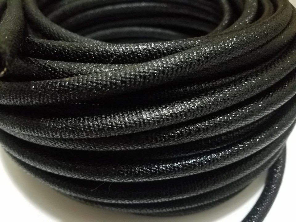 5 feet 1/4" I.D. ASPHALT CLOTH WIRE LOOM ORIGINAL RESTORATION CONDUIT ...