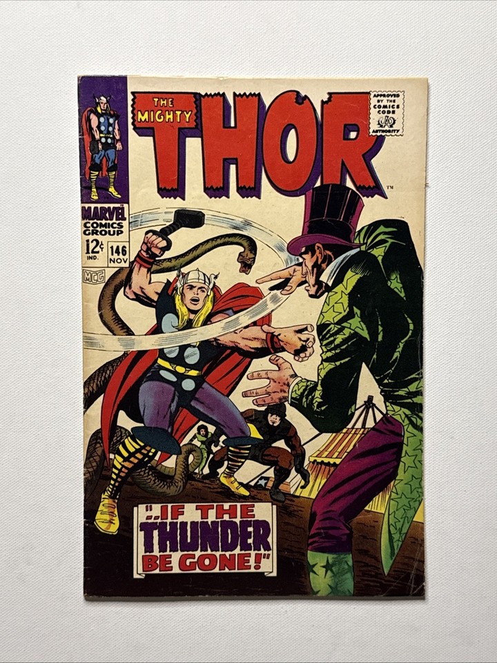 Thor 146 Marvel 1967 Silver Age Origin of the Inhumans Key Lee Kirby ...