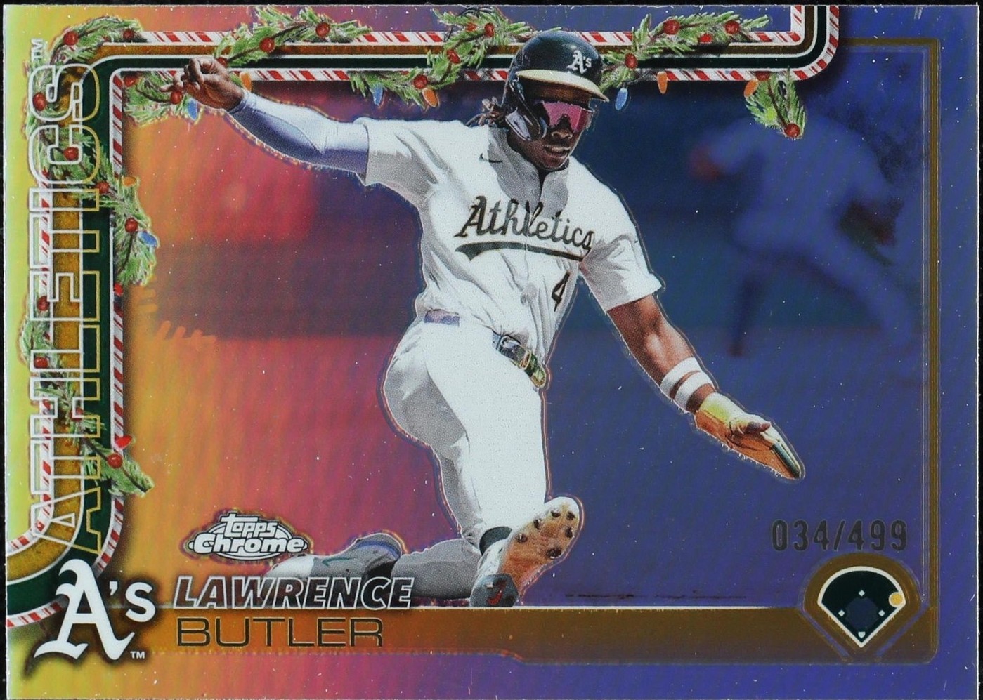 2025 Topps Holiday - Chrome Lawrence Butler #HC80 Refractor /499 for ...