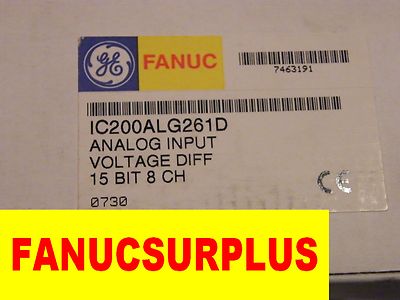 GE FANUC IC200ALG261D IC200ALG261 ANALOG NEW 1 YEAR WARRANTY | eBay