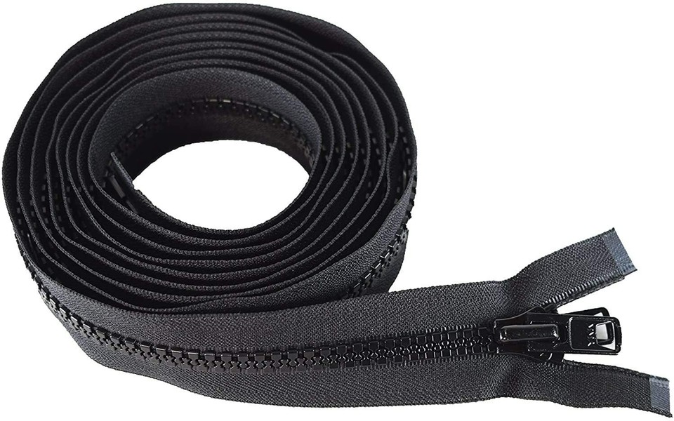 YKK Zipper #10 Molded Separates Bottom, Marine Grade Metal Tab Slider ...