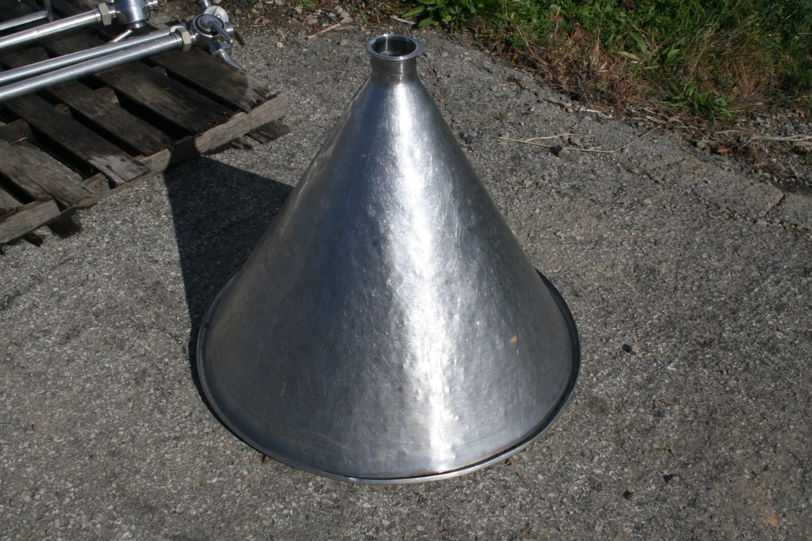 Large Stainless Steel Funnel 3" to 30" *Pipe Clamp Type Connector | eBay
