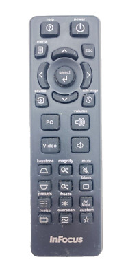 GENUINE INFOCUS DLP PROJECTOR REMOTE - 100 SERIES - IN112 IN114 | eBay