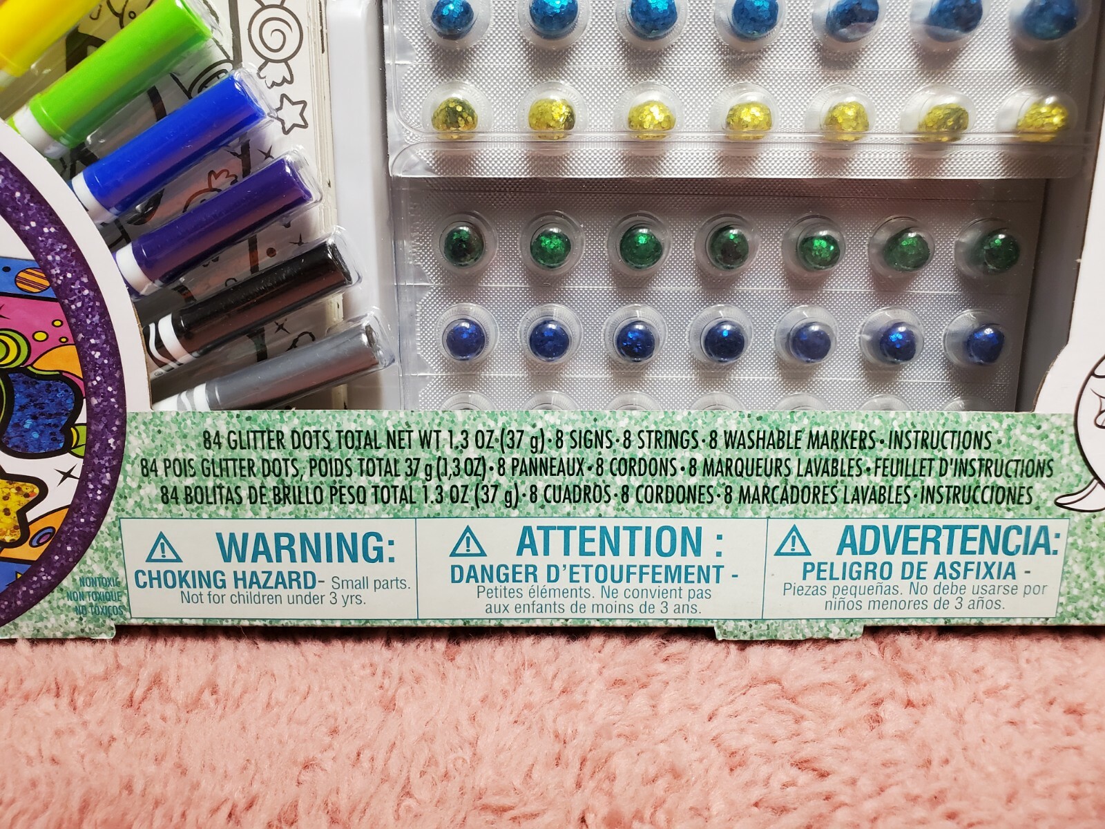 Crayola Glitter Dots Space Sparkle Signs 84 Dots 5 for sale online | eBay