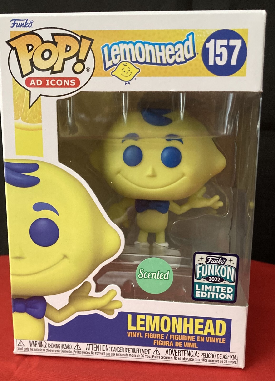 Funko Pop! Lemonhead Scented Funkon 2022 Limited Edition Exclusive #157 ...