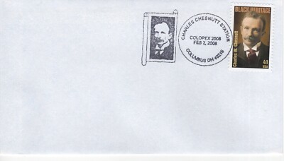 CHARLES CHESTNUT STATION, COLUMBUS, OH 2008 FDC15641 | eBay