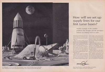 How will we set up supply lines to our 1st NASA Lunar Bases: Douglas ad ...