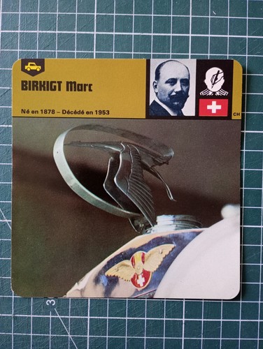 Fiche Auto circa 1978 12x12,5cm Marc Birkigt | eBay
