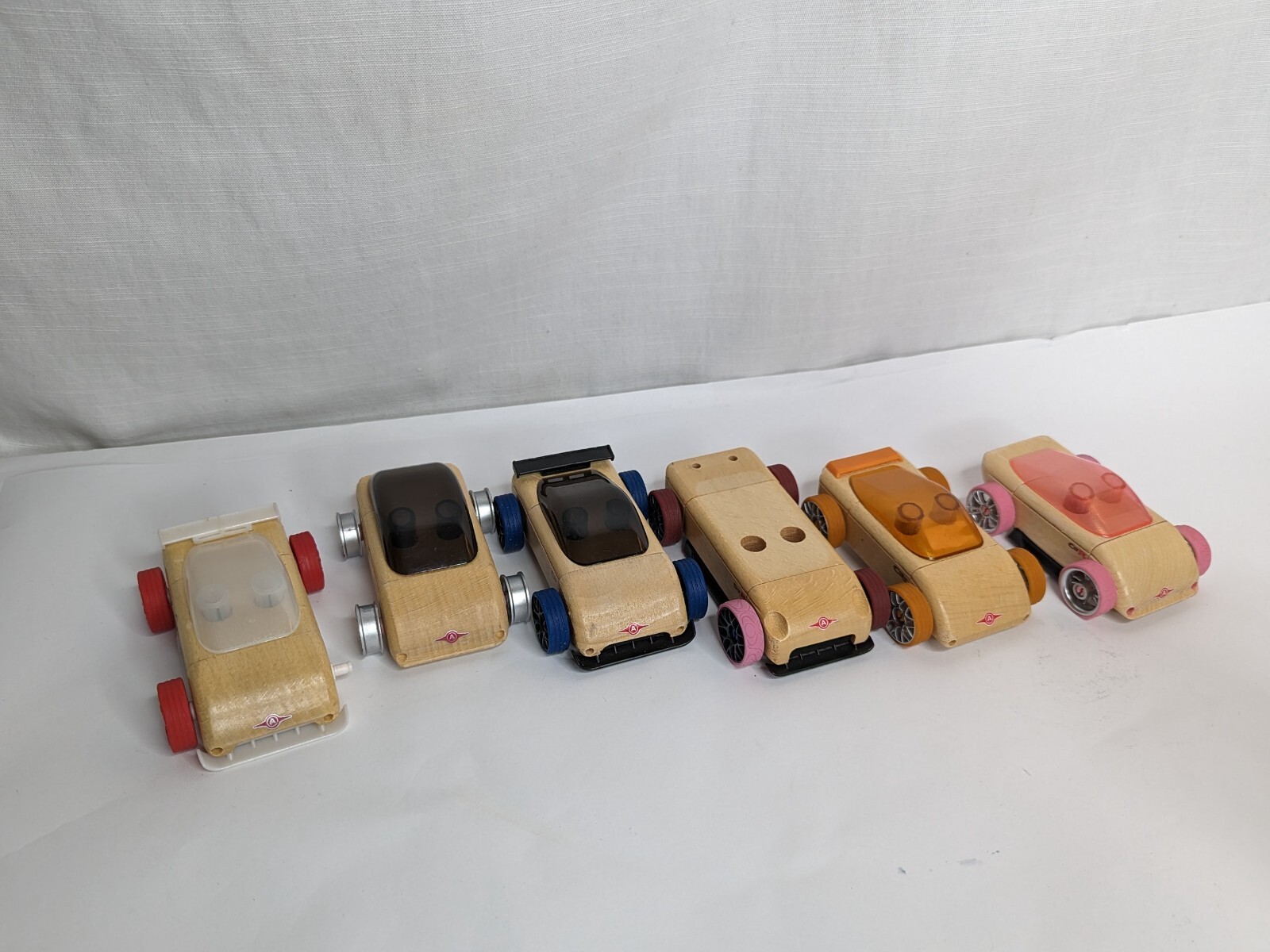 6x Lot: Calello AUTOMOBLOX Mini Wooden Modular Toy Cars - All Shown | eBay