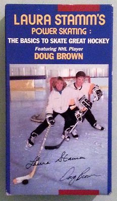 laura stamm's POWER SKATING THE BASICS TO GREAT HOCKEY doug brown VHS ...