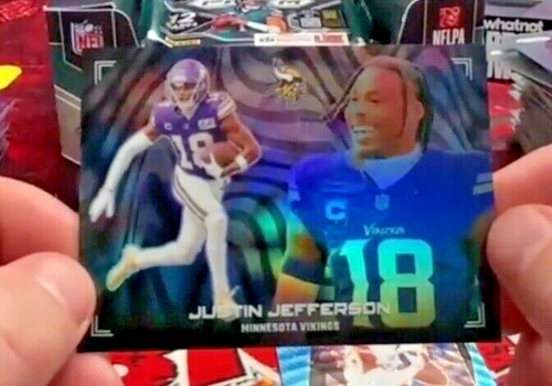 2024 Panini Prizm Profiles JUSTIN JEFFERSON SSP Case Hit #12 FOTL ...