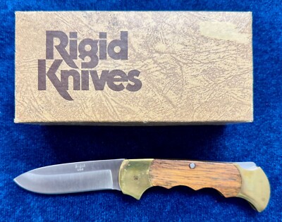 VINTAGE Rigid Knives Caddo R-11 Lockback Folding Pocket Knife | eBay