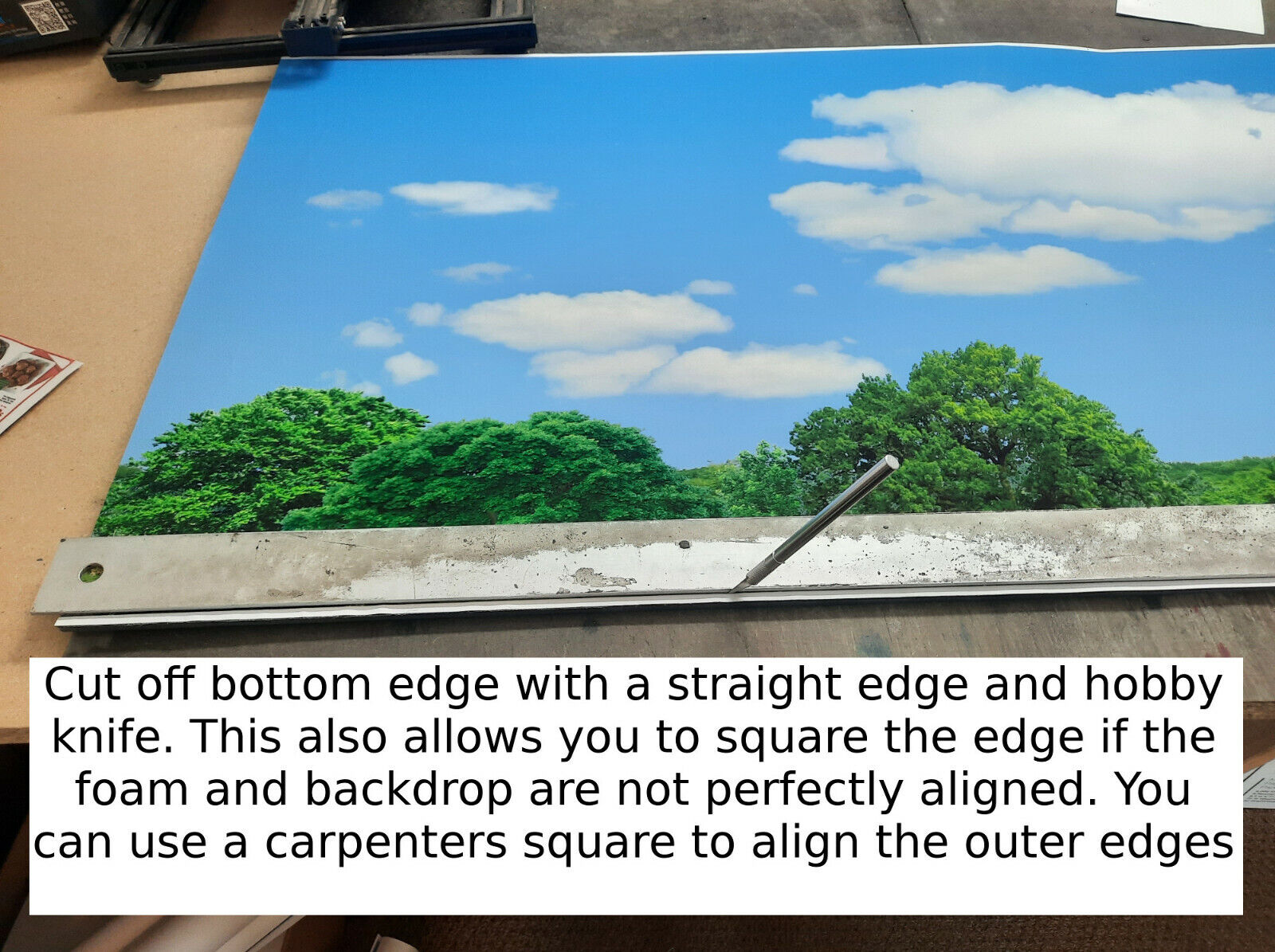 TRACKSIDE BACKDROP #553 Commercial backs N Scale | eBay