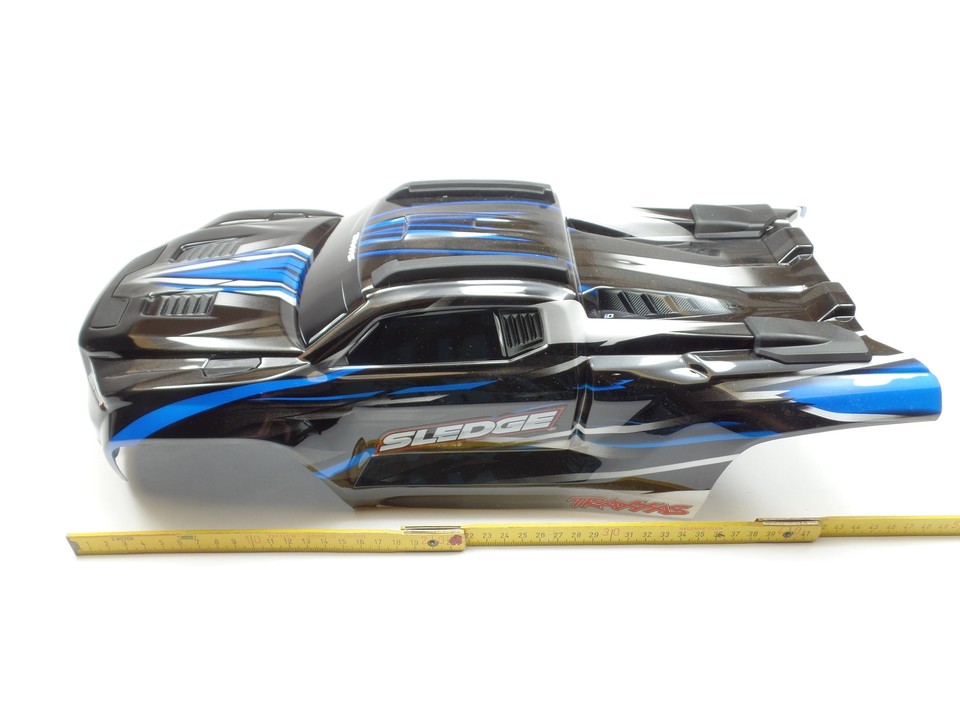 Traxxas Sledge 9511A 9513 9514 9516 Body Painted Blue incl. Frame TSG ...