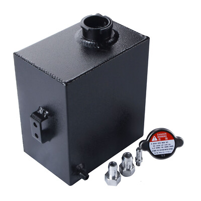 2.5L Universal Alloy Radiator Coolant Reservoir Overflow Recovery Tank ...