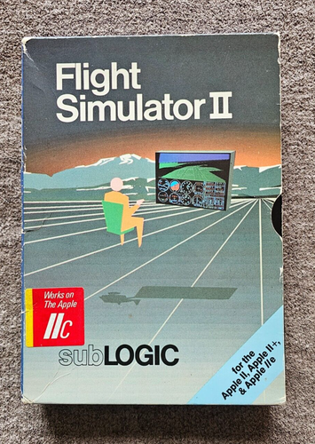 VTG Flight Simulator II A2-FS2 SubLogic for Apple II II+ IIc & IIe 80s ...