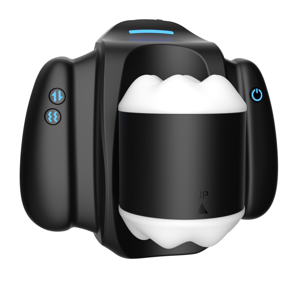 Male Masturbater Automatic Telescopic Cup MEN Oral SEX Toy Masterbator ...