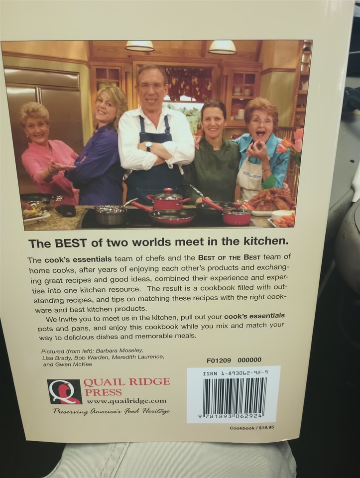 Cook's Essentials Cookbook Bob Warden & Gwen Mckee | eBay