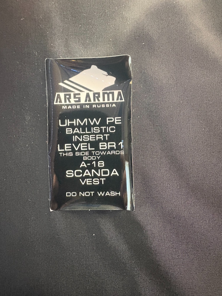 Ars Arma BR1 ballistic inserts for "A-18 Skanda Plate Bag" Set (US ...