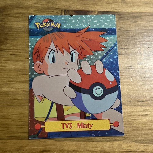 TV3 Misty 1999 Topps Pokemon TV Animation Holo Foil Black Logo | eBay