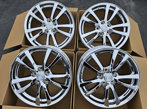 18" Lexus IS 250 IS 350 CHROME WHEELS RIMS 2006-2009 OEM Staggered | eBay