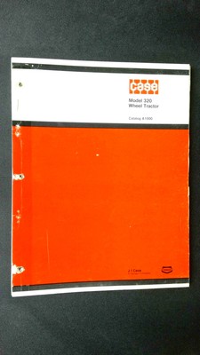 Case Model 320 Wheel Tractor Equipment Manual Catalog A1000 | eBay